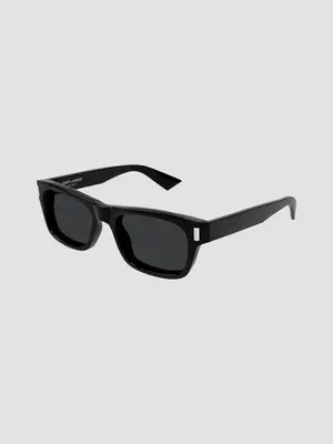 Saint Laurent 50mm Square Sunglasses - Black