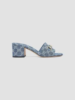 GUCCI Siaga 55mm Gg Canvas Sandals
