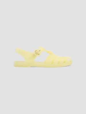 Gucci Cut-out Jelly Fisherman Sandals - Orange
