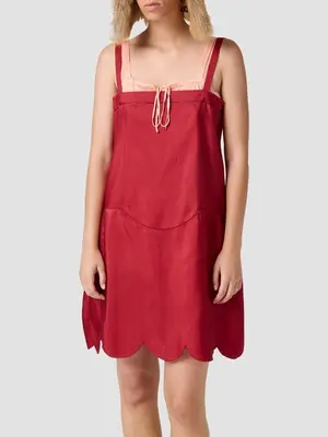 Miu Miu Silk Dress - Red