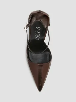 Gucci Trinity 110mm Leather Pumps