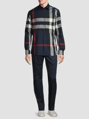 Burberry Summerton Check Button-front Shirt