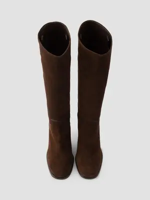 Prada Suede Boots - Brown