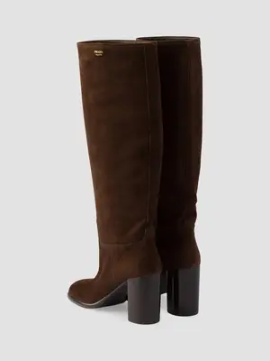 Prada Suede Boots - Brown