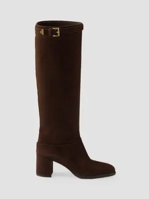 Prada Suede Boots - Brown
