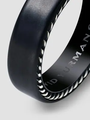 David Yurman Streamline Band Ring With Titanium