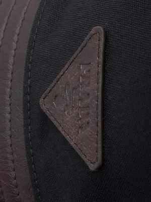Prada Technical Cotton And Leather Bucket Hat