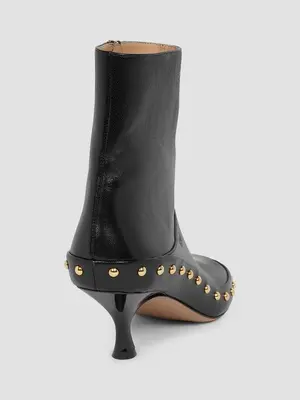 Chloé Junie Studded Leather Ankle Boots