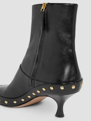 Chloé Junie Studded Leather Ankle Boots