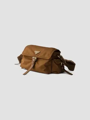 Prada Medium Explore Re-nylon Shoulder Bag - Brown