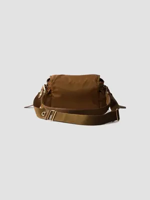 Prada Medium Explore Re-nylon Shoulder Bag - Brown
