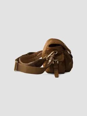 Prada Medium Explore Re-nylon Shoulder Bag - Brown