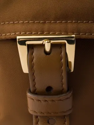 Prada Medium Explore Re-nylon Shoulder Bag - Brown