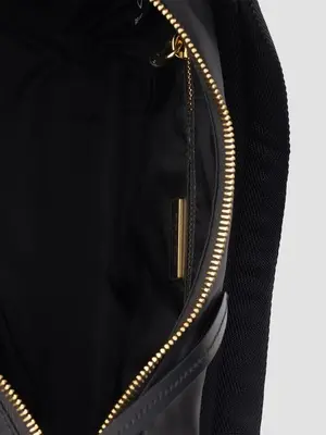 Prada Explore Large Re-nylon And Leather Shoulder Bag - Black