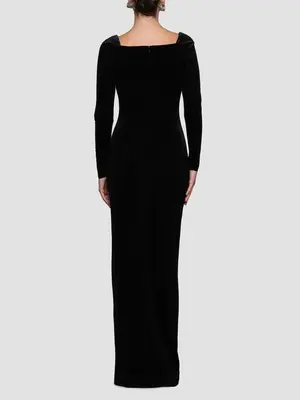 ET OCHS Bexley Stretch Velvet Gown