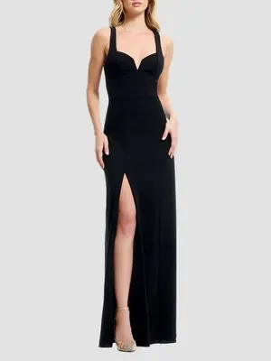 Dress The Population Nettie Crepe A-line Gown