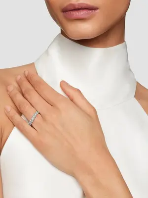 David Yurman Eden Band Ring In Platinum