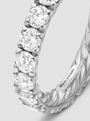 David Yurman Eden Band Ring In Platinum