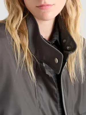 Prada Washed Nylon Blouson Jacket