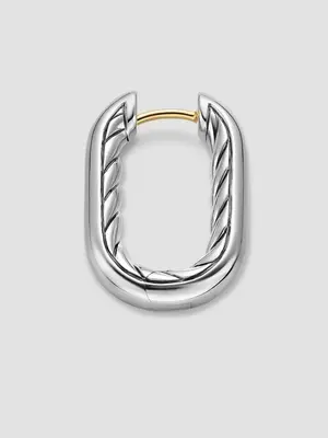 David Yurman Madison Smooth Hoop Earrings In Sterling 24.3mm