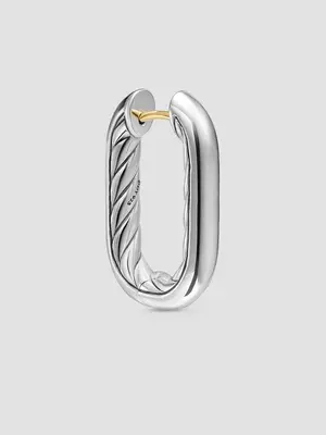 David Yurman Madison Smooth Hoop Earrings In Sterling 24.3mm