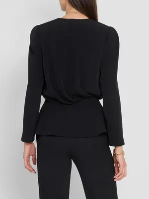 Chloé Long-sleeve Wrap Blouse