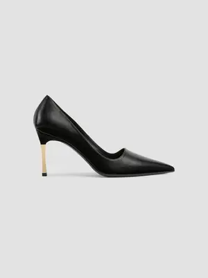 Gucci Trinity 85mm Leather Pumps - Black
