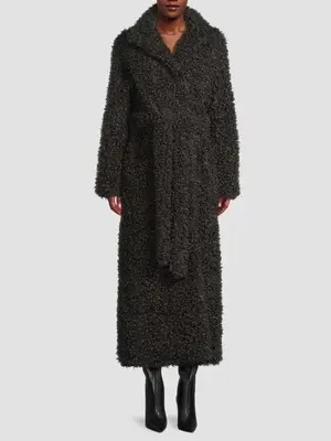 ET OCHS Wyatt Bouclé Faux Fur Coat