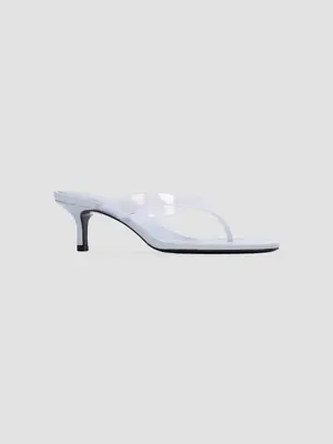 BLACK SUEDE STUDIO Kg 50mm Mule Sandals - Sky Blue Leather