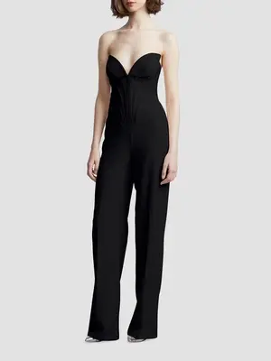 Bcbgmaxazria Electra Strapless Bustier Jumpsuit