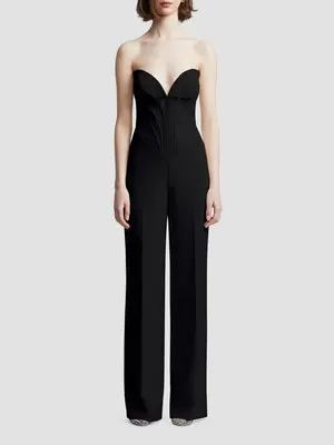 Bcbgmaxazria Electra Strapless Bustier Jumpsuit