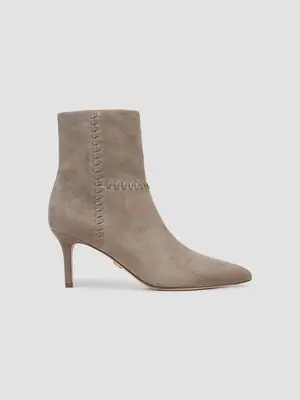 Veronica Beard Lisa 70mm Whipstitch Suede Boots