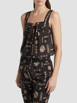 Rails Blythe Abstract Print Cotton Tank