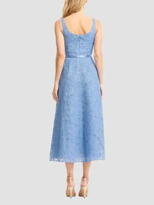 Dress The Population Shelby Lace Midi-dress