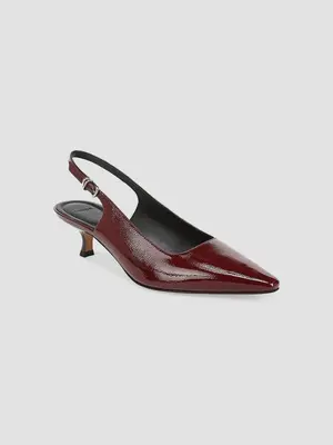Vince Sabra 45mm Leather Slingback Pumps