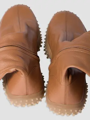 Miu Miu Stretch Nappa Leather Boots - Brown