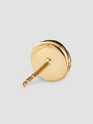 David Yurman Sculpted Cable Stud Earrings In 18k Yellow 8mm