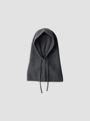 Prada Wool And Cashmere Knit Hood - Grey