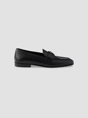 Prada Leather Loafers - Black