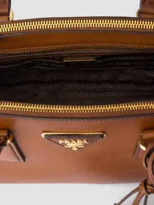 Prada Galleria Top Handle Leather Bag
