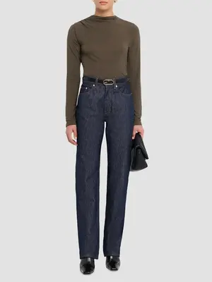 Rails Joelle Ruched Long-sleeve Top - Olive