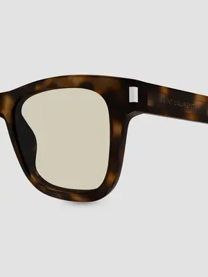 Saint Laurent 49mm Panthos Square Sunglasses