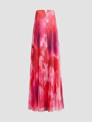Dress The Population Kelston Plissé Strapless Dress