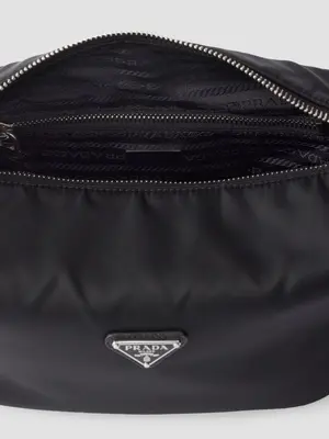 Prada Chérie Re-nylon Mini Top Handle Bag - Black