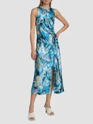 Rails Gabriella Watercolor Sleeveless Midi-dress - Midnight Diffusion