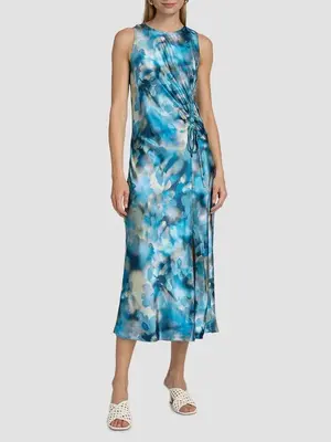 Rails Gabriella Watercolor Sleeveless Midi-dress - Midnight Diffusion
