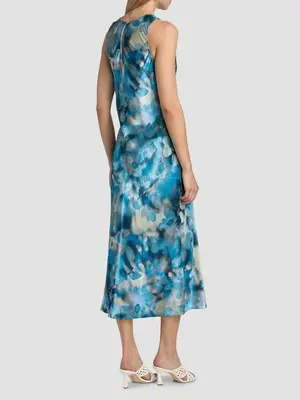 Rails Gabriella Watercolor Sleeveless Midi-dress - Midnight Diffusion