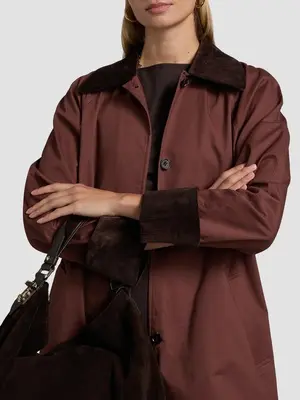 Rails Levy Corduroy-trimmed Long Coat