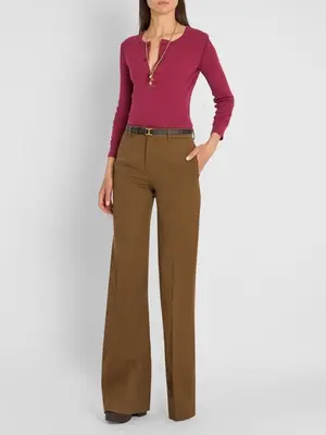 Chloé Virgin Wool Straight-leg Trousers
