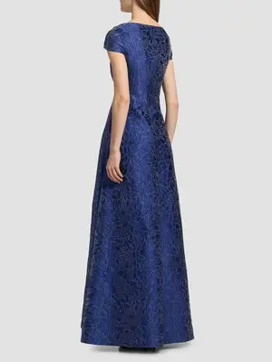 KAY UNGER Ophelia Jacquard Gown